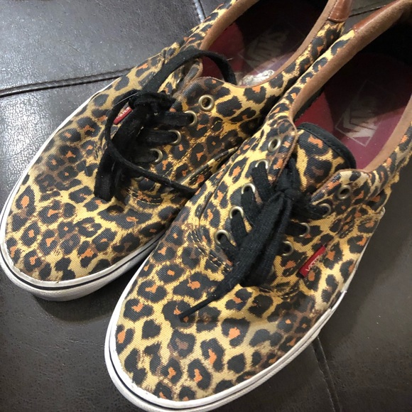 Vans | Shoes | Cheetah Print Vans | Poshmark